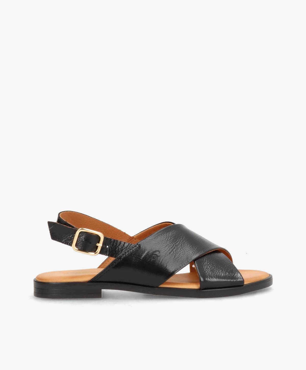 NICOLA sort lak sandal – Shoedesign Copenhagen – stilfuld og ...